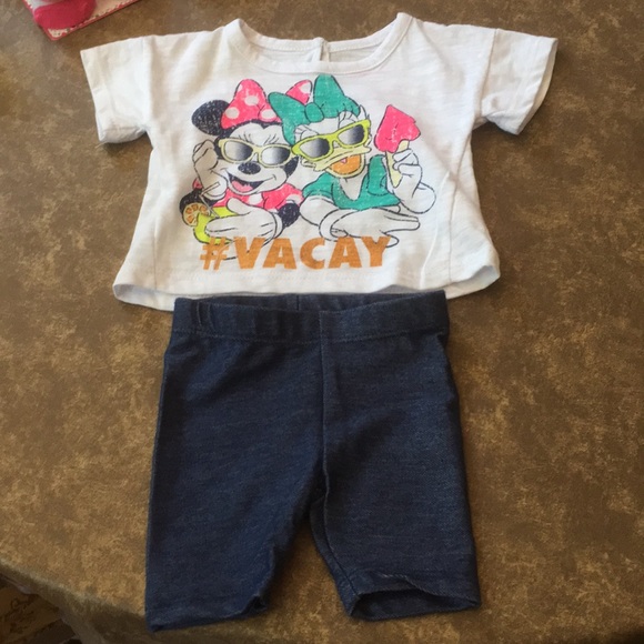 Disney | Matching Sets | Disney Minnie Mouse 2 Pc Outfit 937 | Poshmark